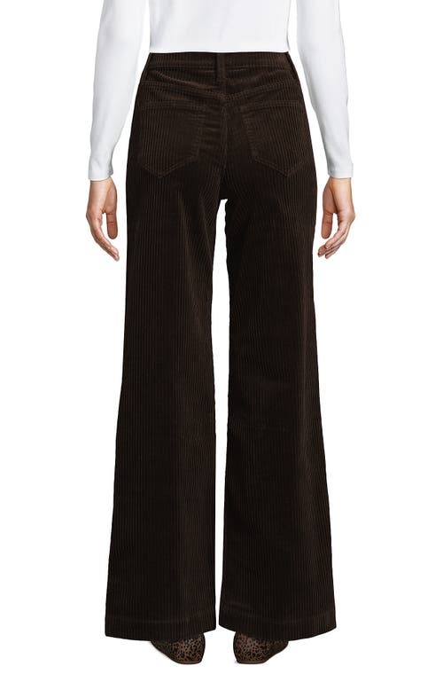 LANDS' END High Rise Wide Leg Corduroy Pants